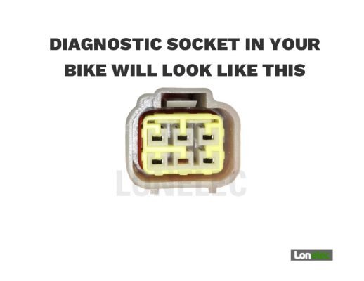 Benelli OBD2 Plug Adaptor (Delphi ECU) - Lonelec